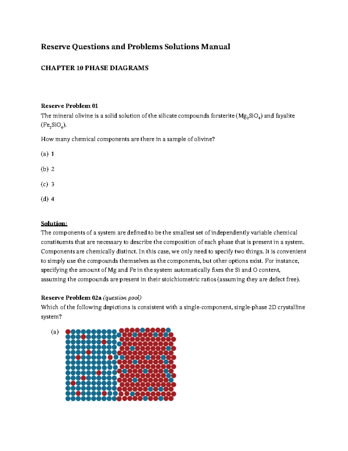 10 - material science - Reserve Questions and Problems Solutions Manual ...