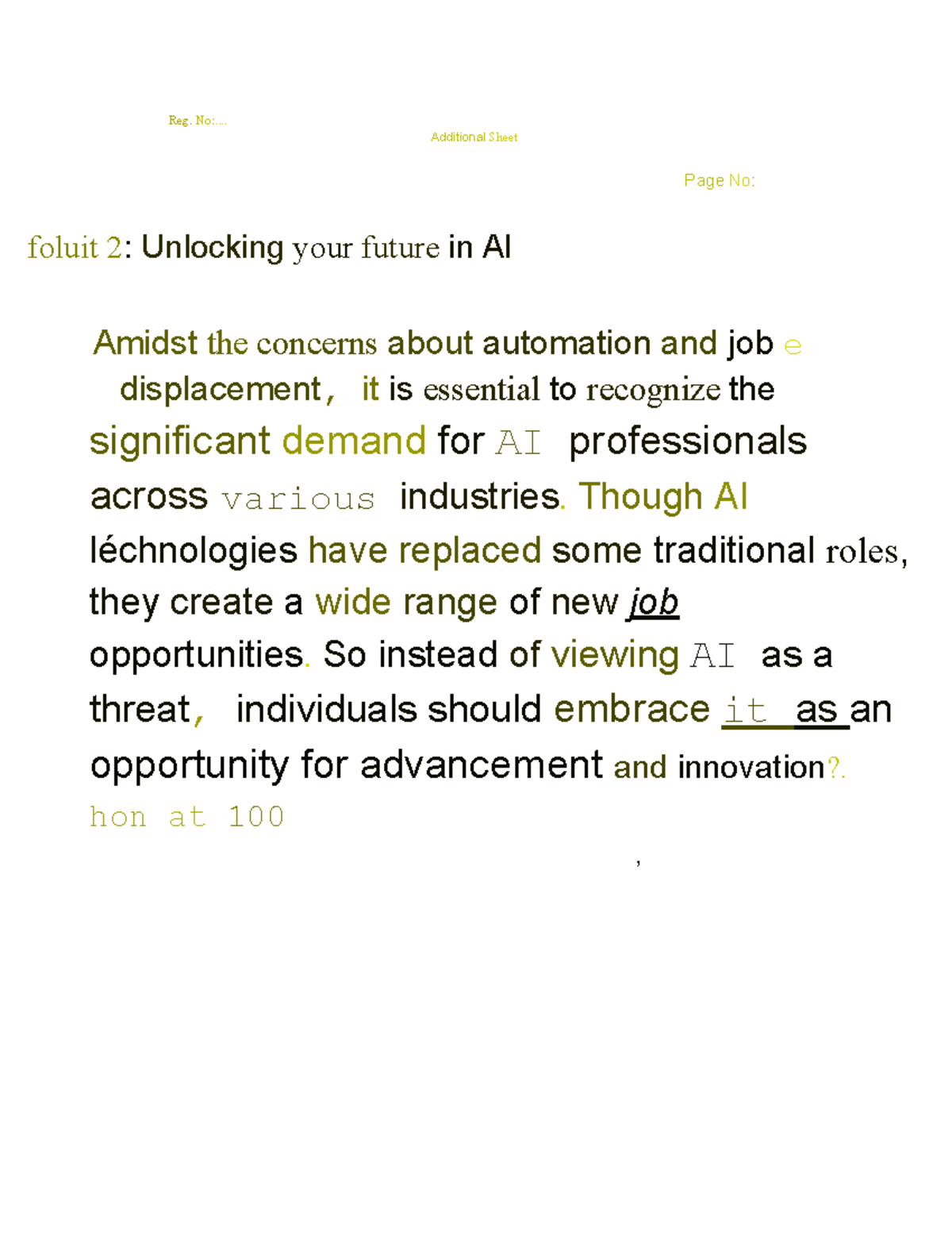 Unlocking Your Future in AI: Career Opportunities and Skills - Studocu