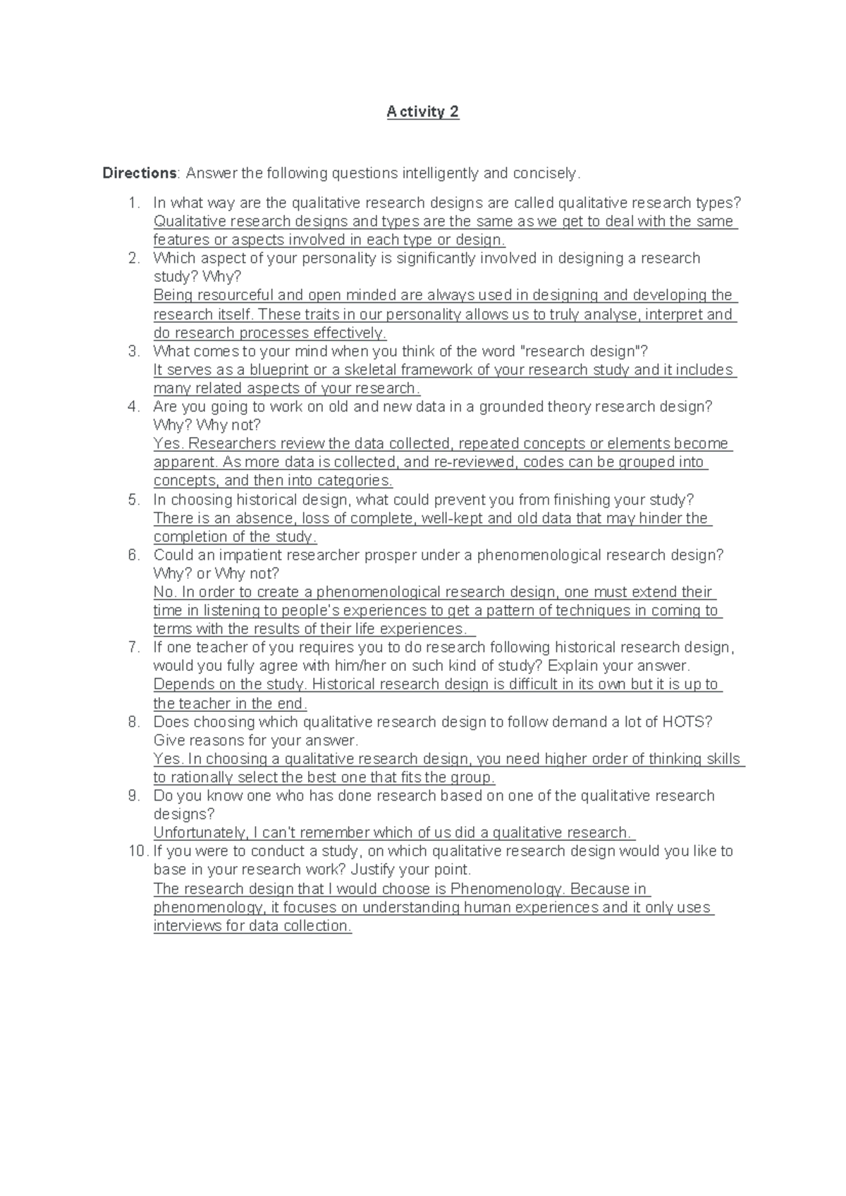 PRAC RES 101 - Qualitative Research Designs: Key Concepts & Insights ...