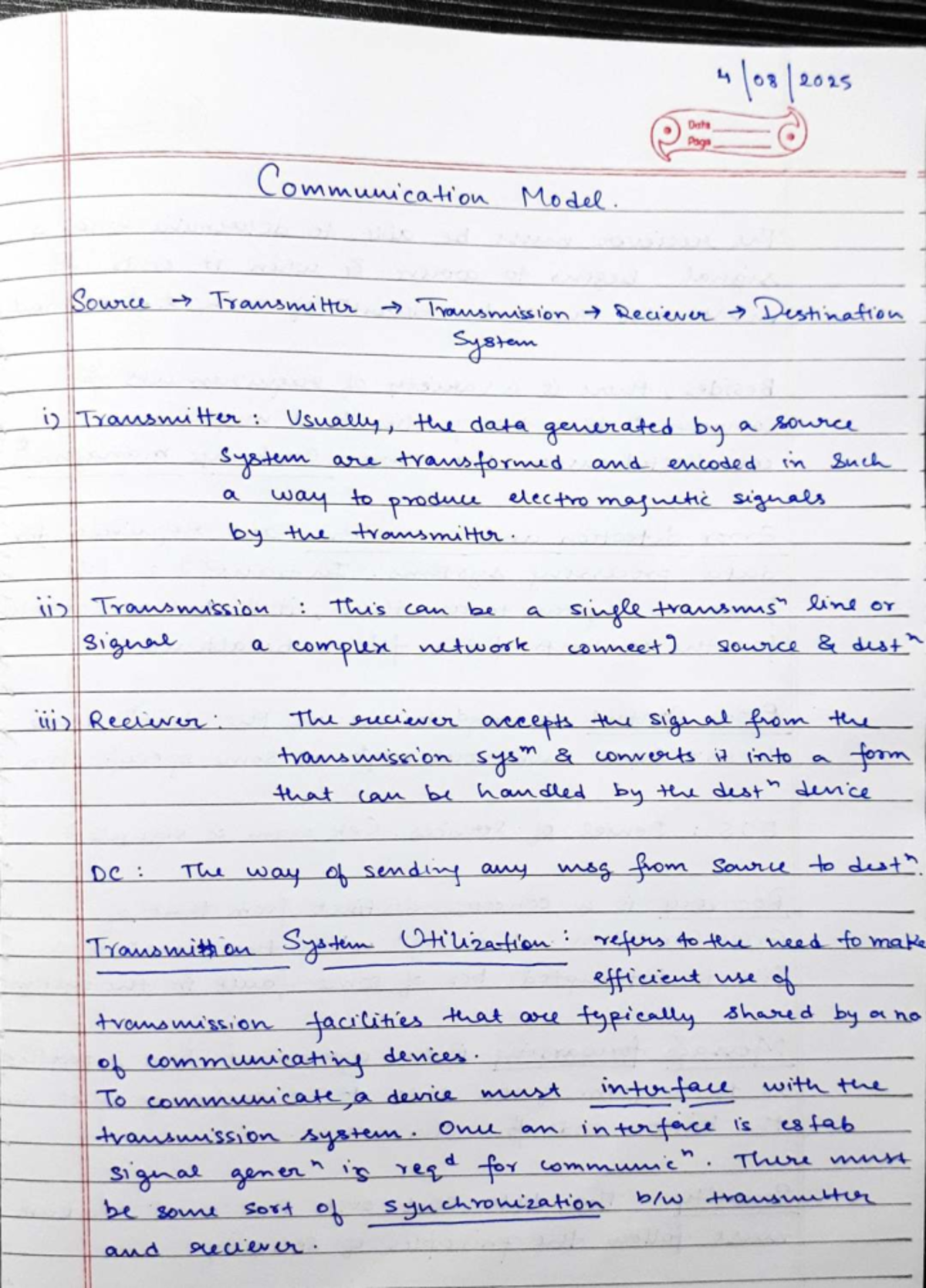 DCCN Module 1: Communication Models and Data Security Principles - Studocu
