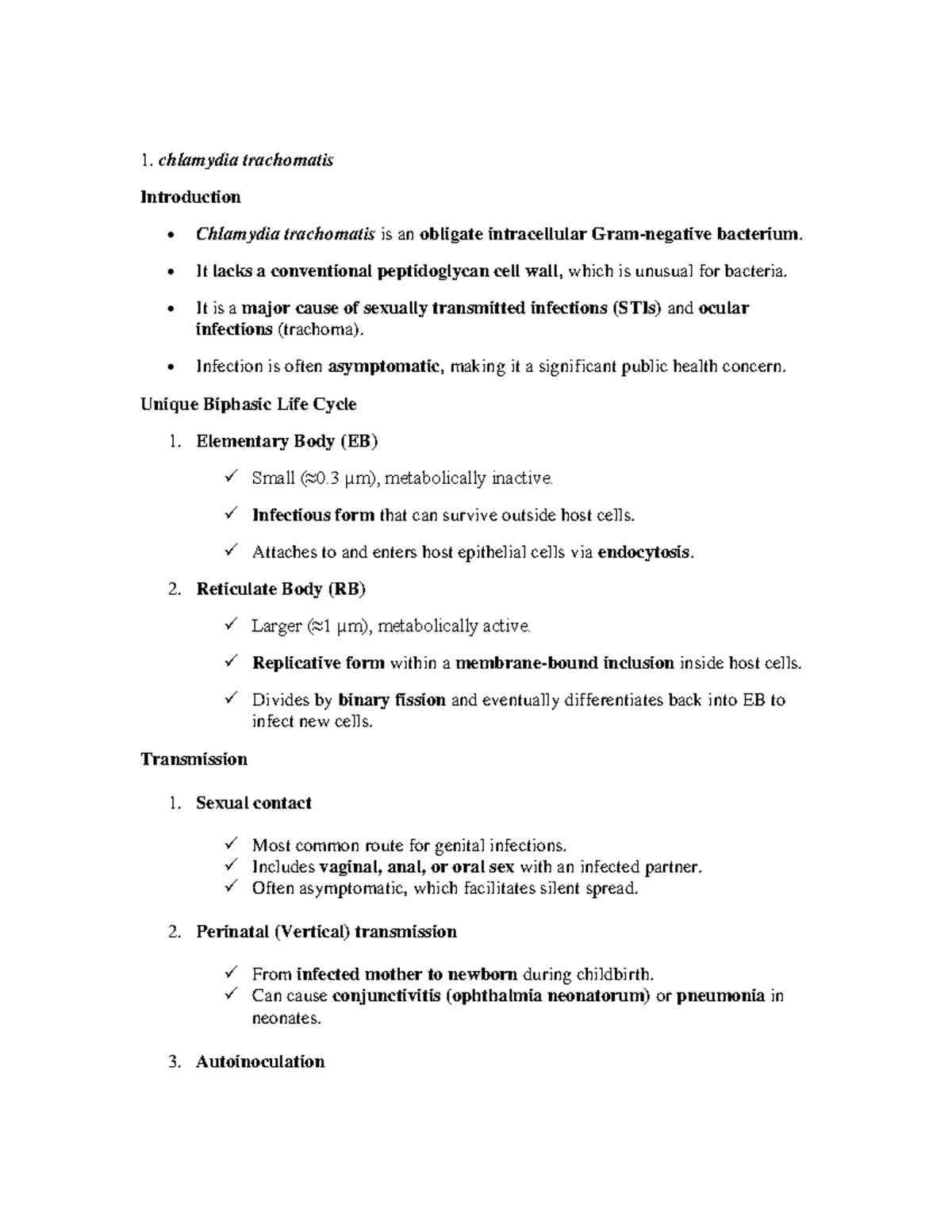 Special Gram-Negative Bacteria Lecture 9: Chlamydia, Rickettsia, and ...