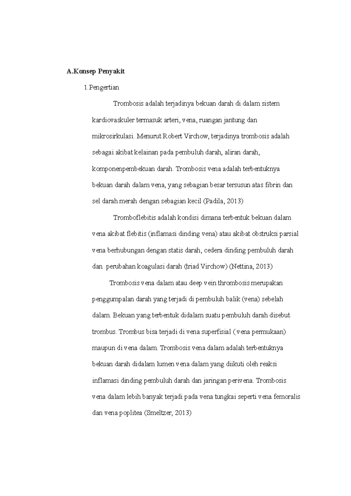 LP DVT - Pemahaman dan Penatalaksanaan Penyakit Trombosis Venous - Studocu