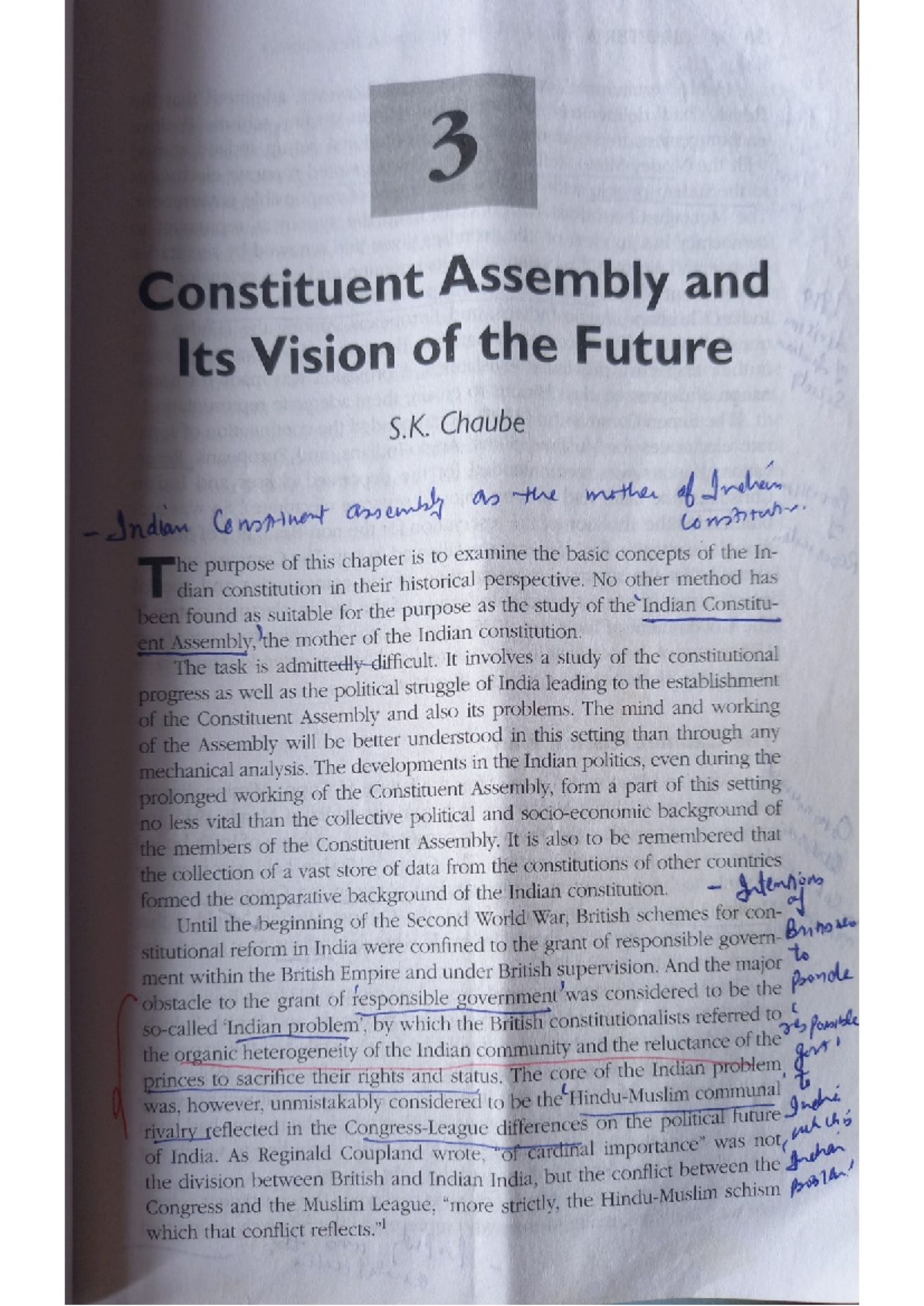 Constituent Assembly AND ITS Future Vision - 3 Constituent Assembly and ...