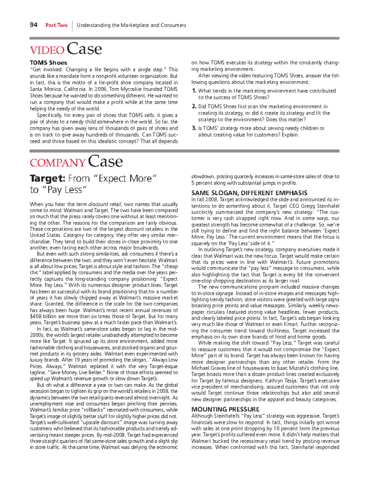Target Case Study: Marketing Strategies Amidst Economic Changes - Studocu