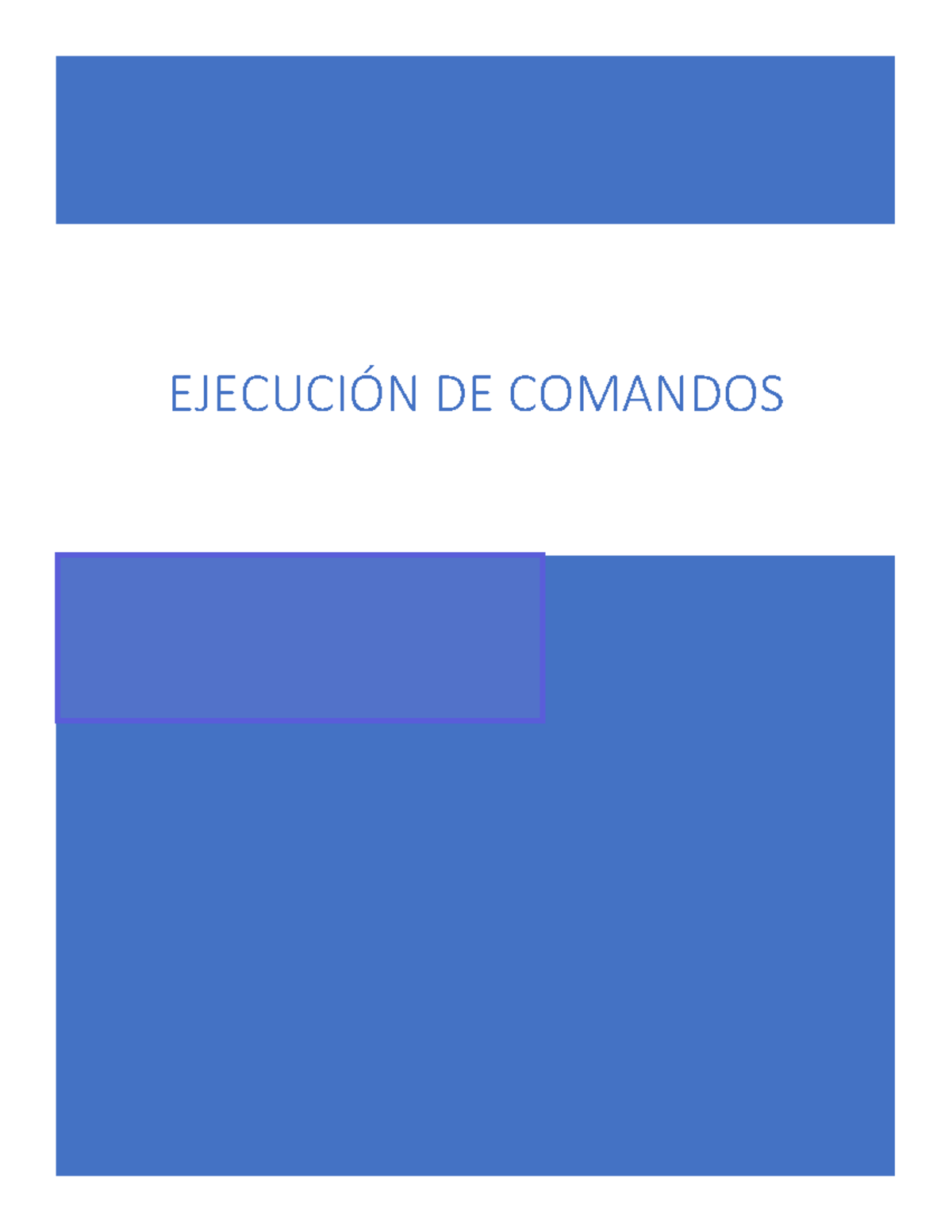Ejecucion de comandos - EJECUCI”N DE COMANDOS Rojas Ledesma JosÈ ...