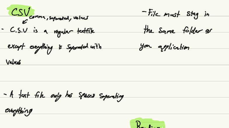 Lecture 4: Understanding CSV Files and File Handling in Python - Studocu