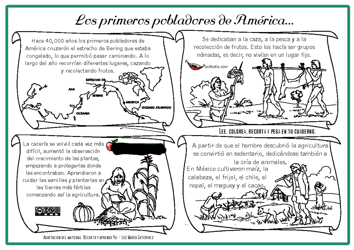 01 Los primeros pobladores de américa - Hace 40,000 años los primeros ...