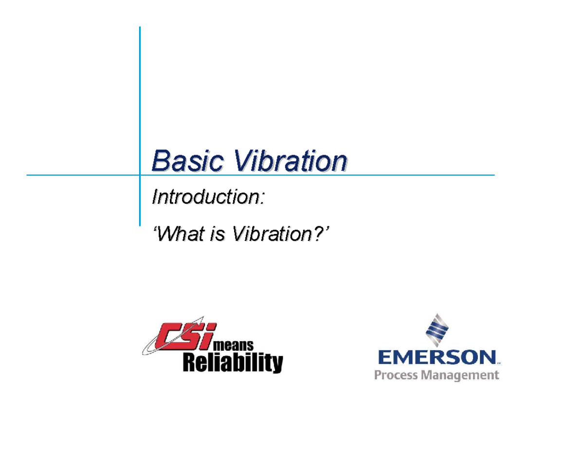Basic Vibration Analysis: Understanding Waveforms and Energy Forms ...