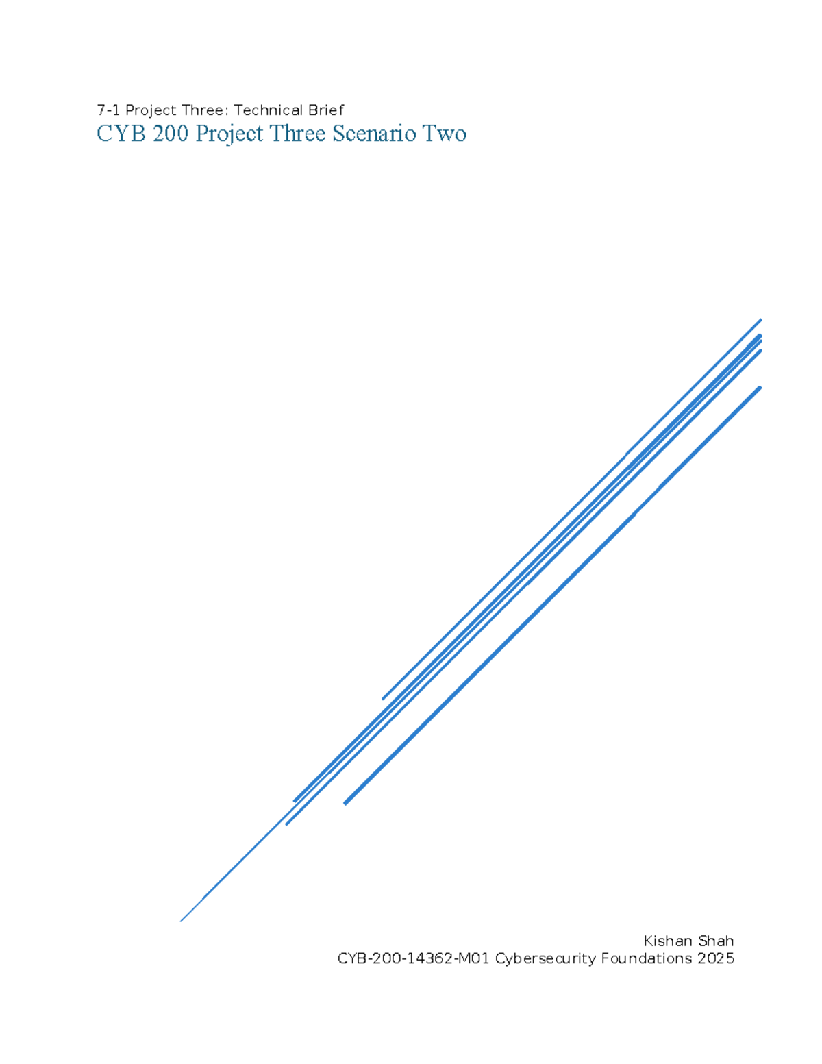 CYB 200 Project Three: Insider Threats & Mitigation Strategies - Studocu