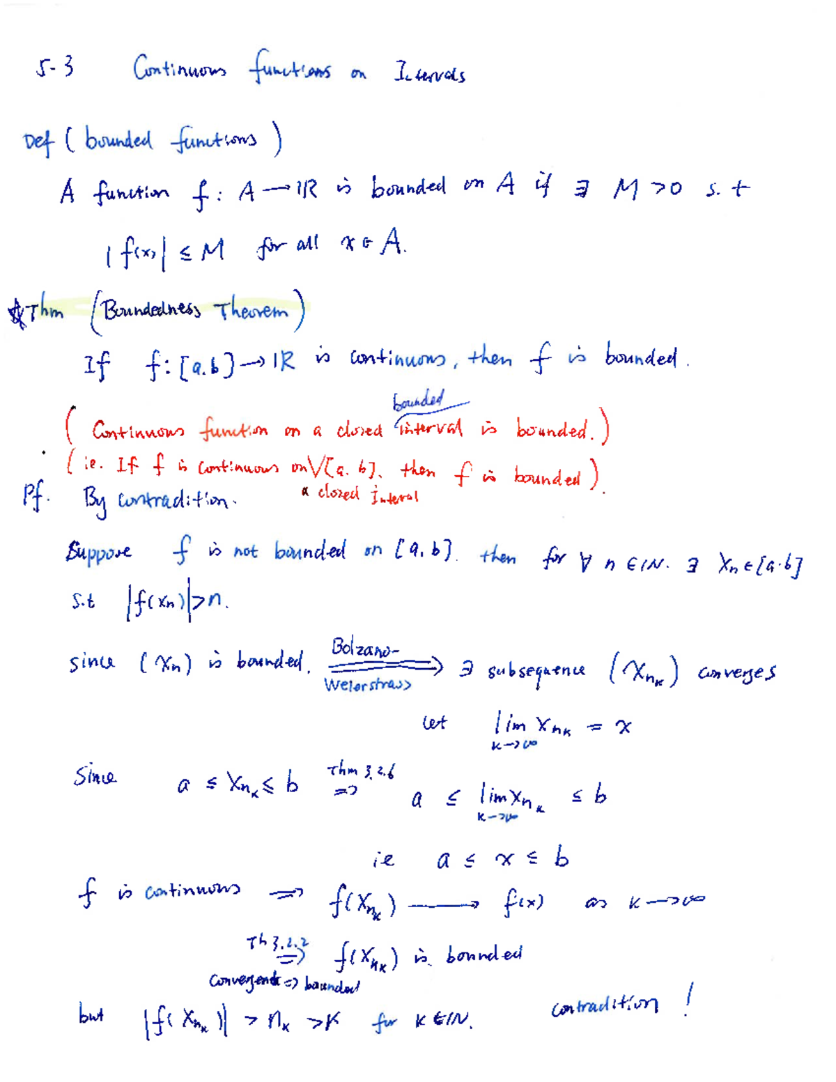 Lecture 28: Continuous Functions and Boundedness in MA 34100 - Studocu