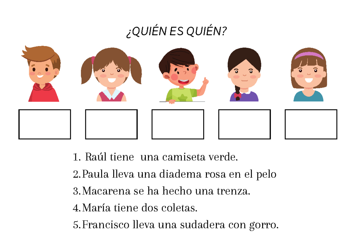 ES QUIÉN? Comprensiones Lectoras y Actividades Interactivas - Studocu