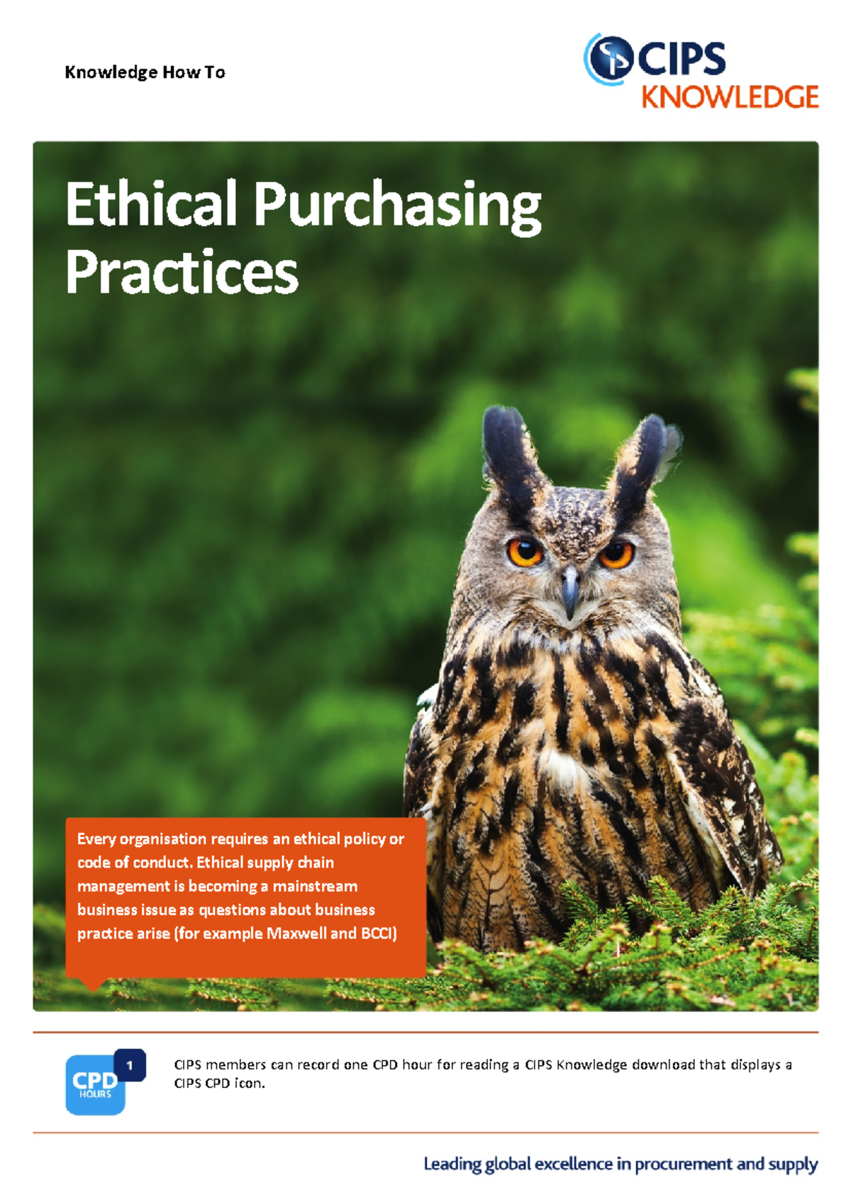 Ethical Purchasing Practices Knowledge - Knowledge How To Ethical ...