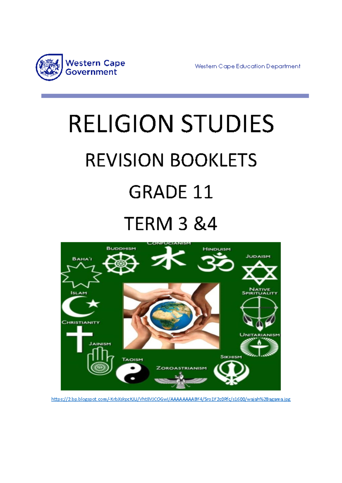 Grade 11 Religion Studies T3 Revision: Key Concepts & Insights - Studocu