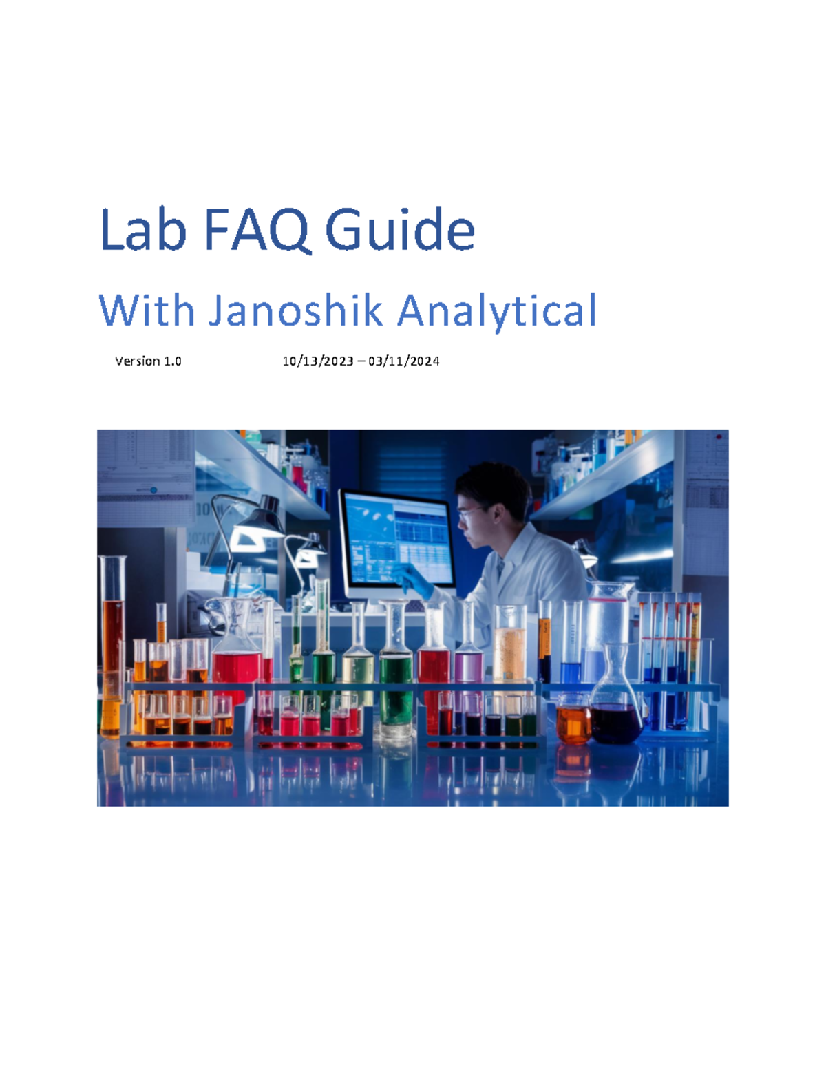 Lab FAQ Guide: Janoshik Analytical Version 1.0 Insights and Testing ...