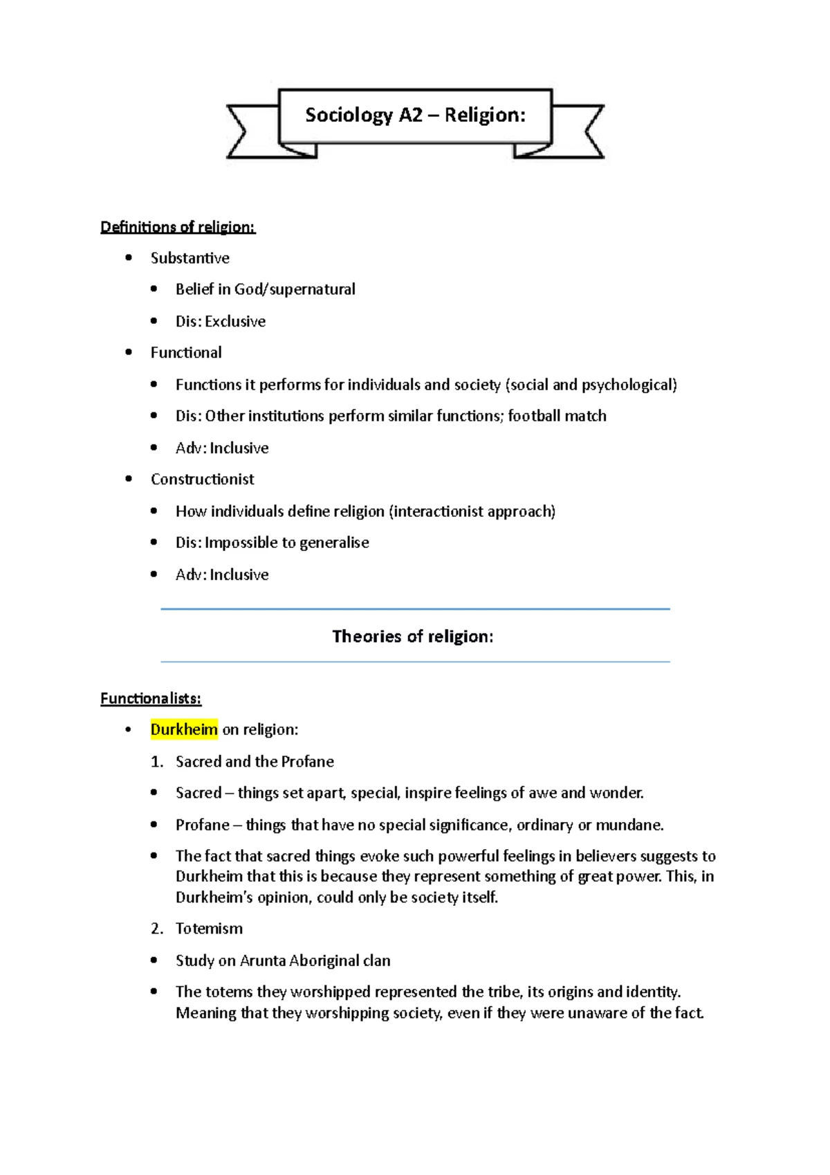 Social Class and Identity Insights — AQA A-Level Sociology Notes - Studocu