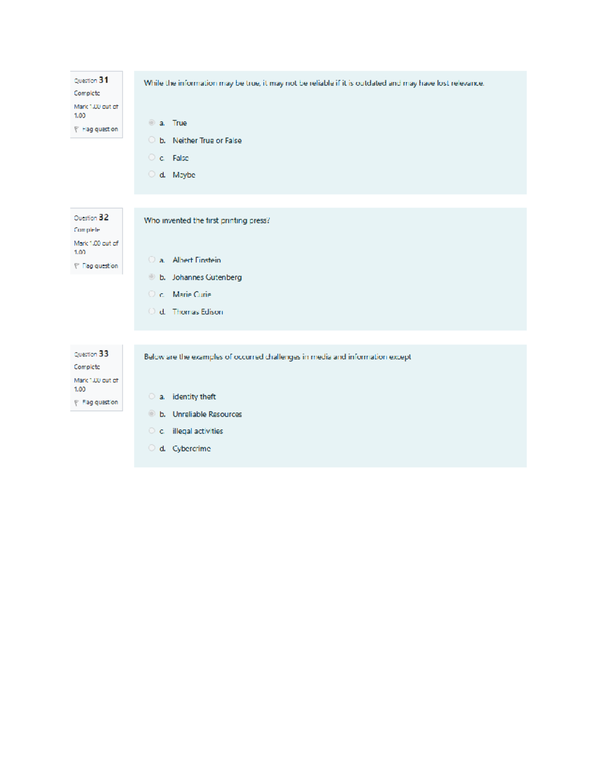 Doc2 - Final Exam Questions on Media & Information Concepts - Studocu