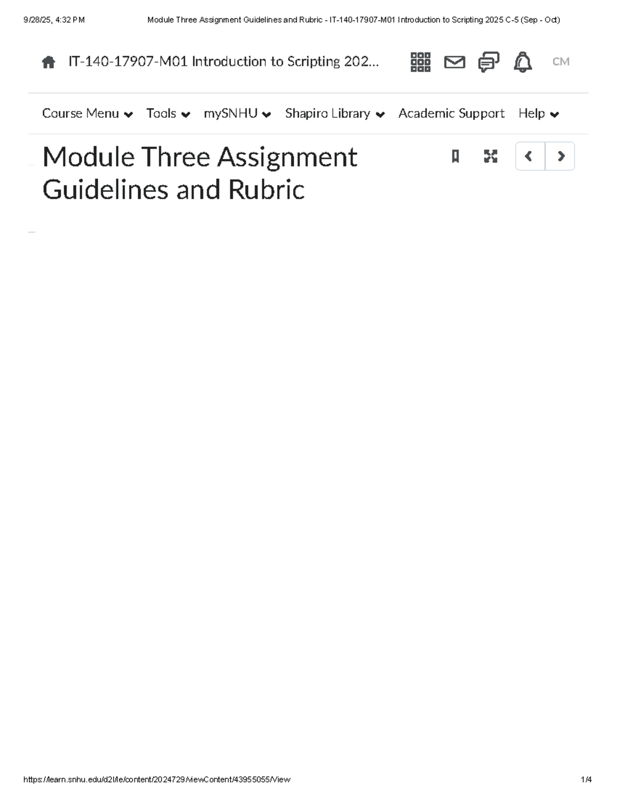 IT 140 Module 3 Assignment Guidelines: Pseudocode & Flowchart - Studocu