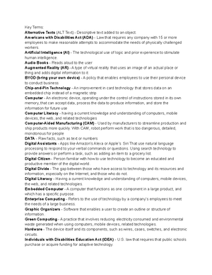 Computer Concepts - Module 1 Review Questions Answers - Module 1 ...