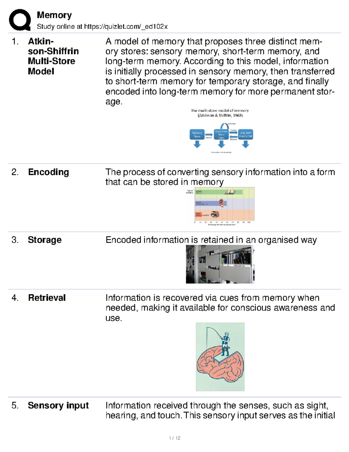 Memory - Study online at quizlet/_ed102x Atkin- son-Shiffrin Multi ...