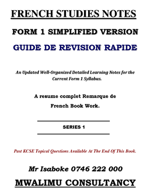 FORM 1 PHYS Simplified Notes - PHYSICS NOTES FORM 1 SIMPLIFIED VERSION ...