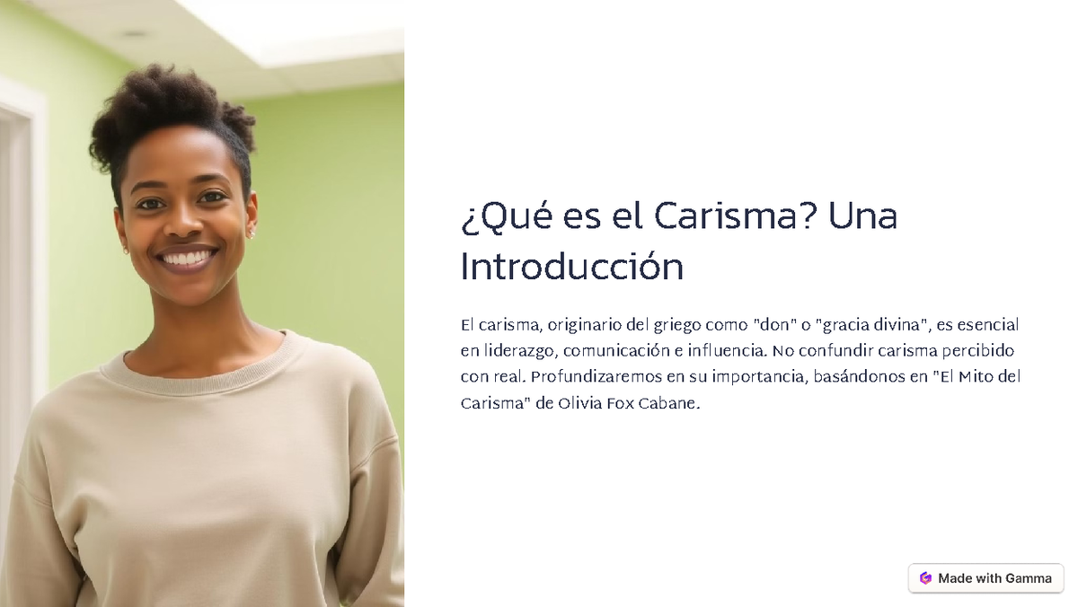 Que es el Carisma Una Introduccion - ¿Qué es el Carisma? Una ...
