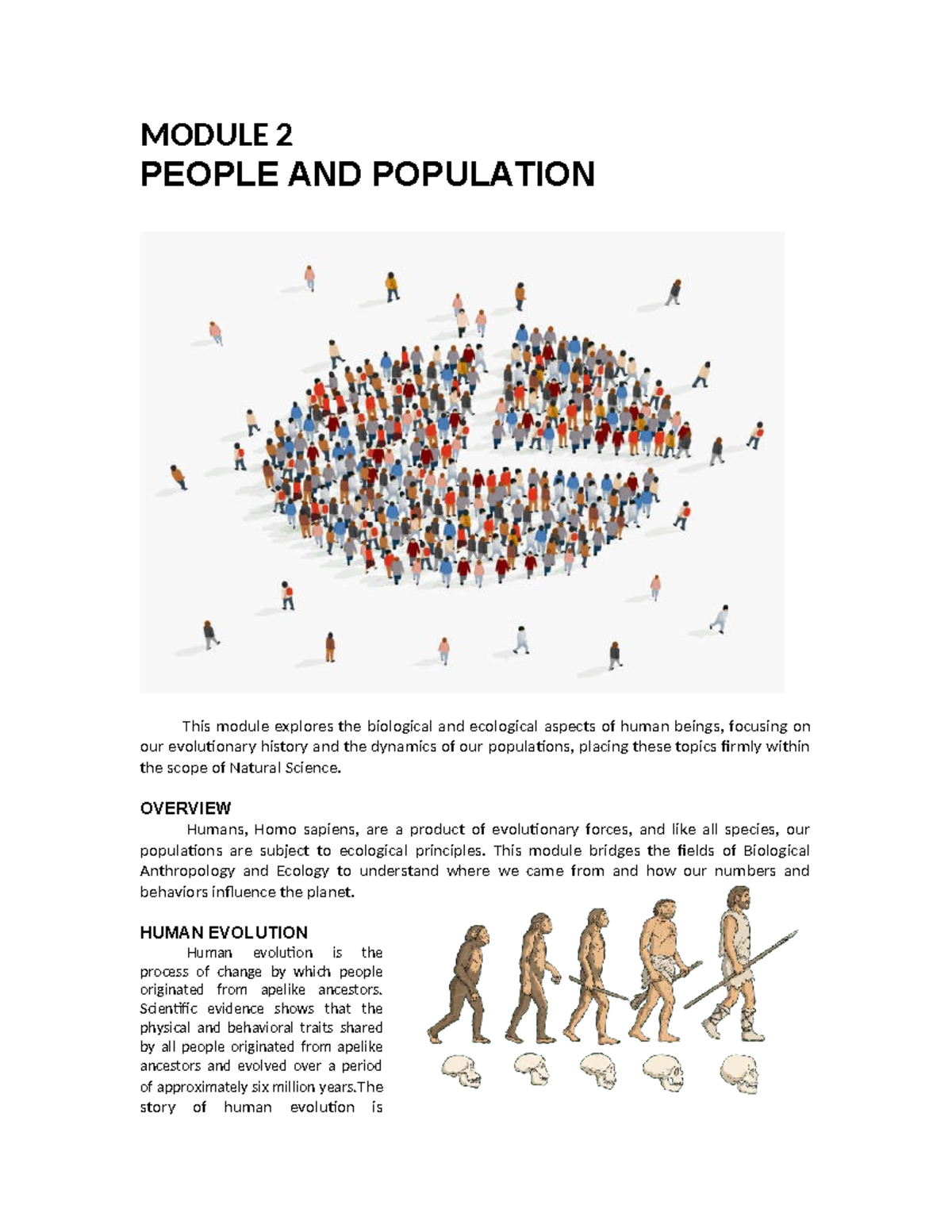 Module 2: People and Population in Natural Science - Studocu
