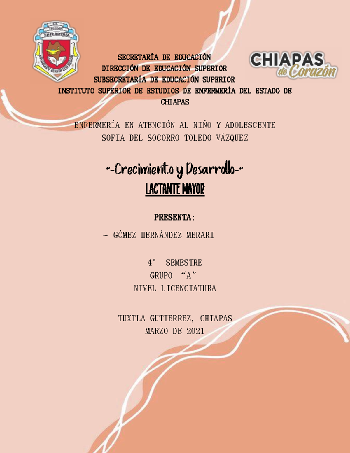 Lactante Mayor: Desarrollo y Riesgos en Niños de 1 a 2 Años - ENF 2021 ...