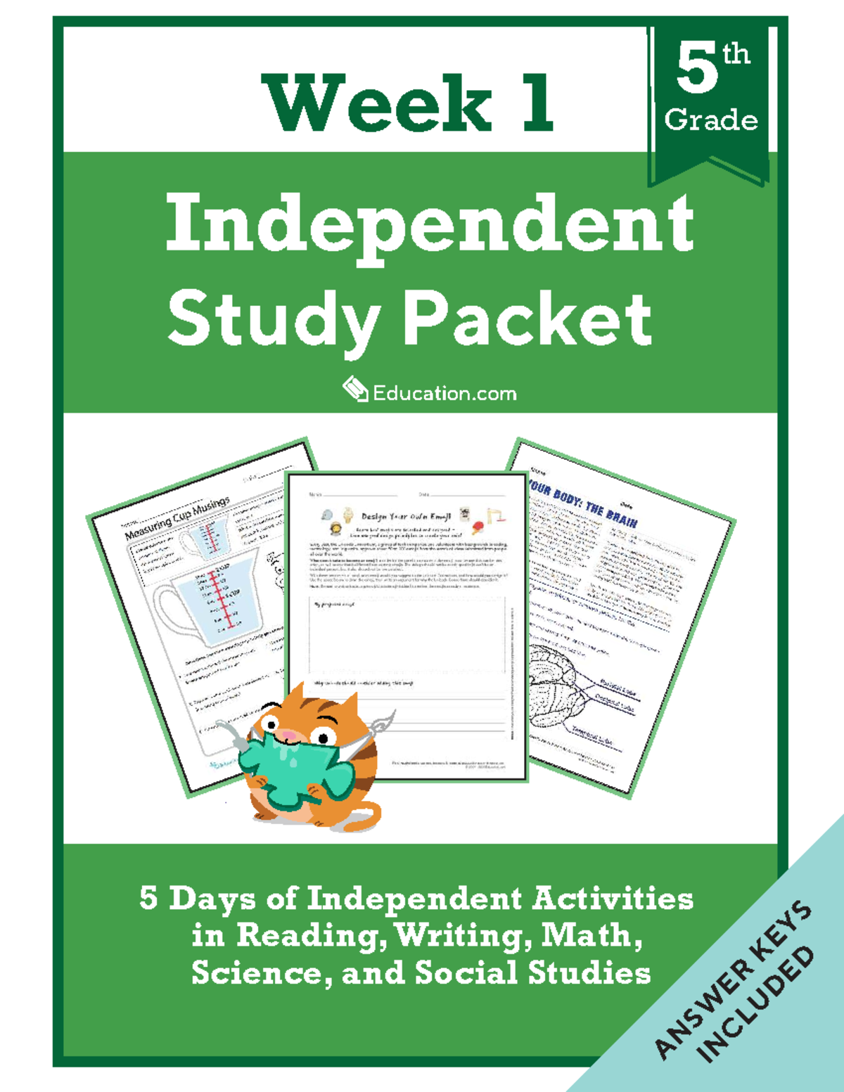 Independent Study Packet: 5th Grade Week 1 Activities - Studocu