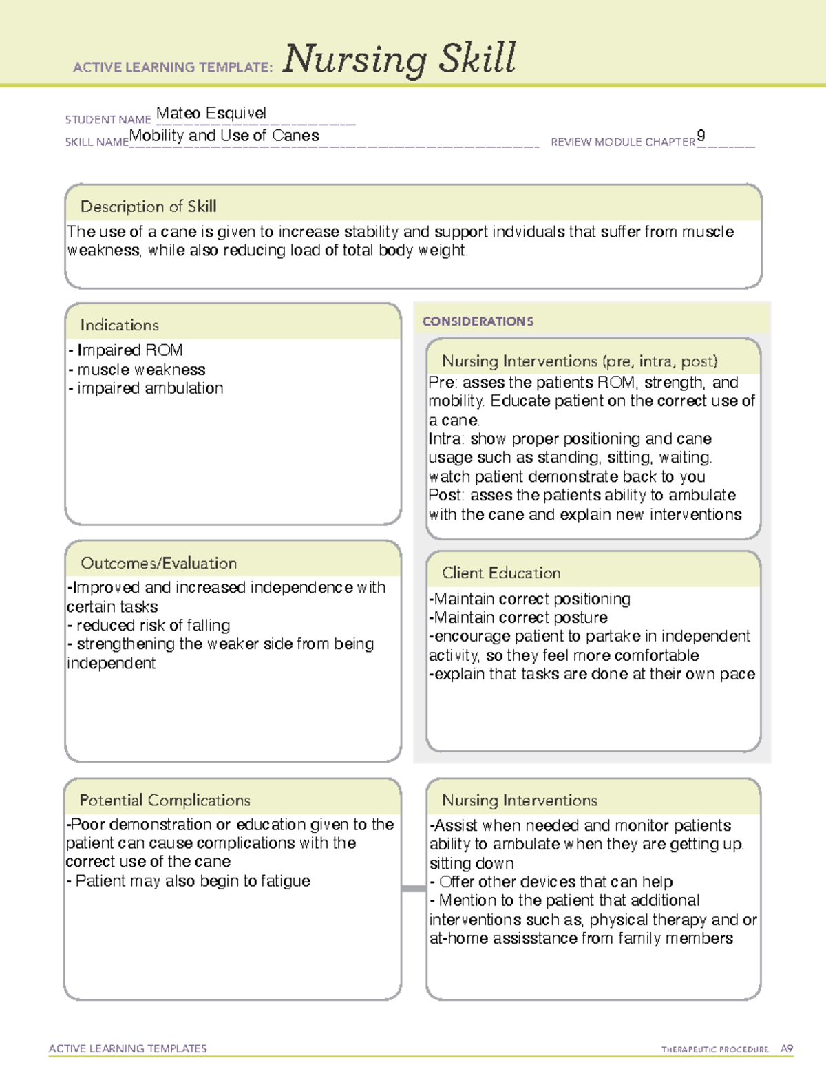 Cane Active Learning Template - ACTIVE LEARNING TEMPLATES THERAPEUTIC ...