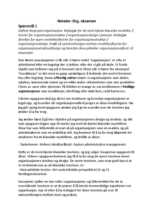 [Solved] hva er selvrealisering - Psykologi, organisasjon og ledelse (ORG 3402) - Studocu