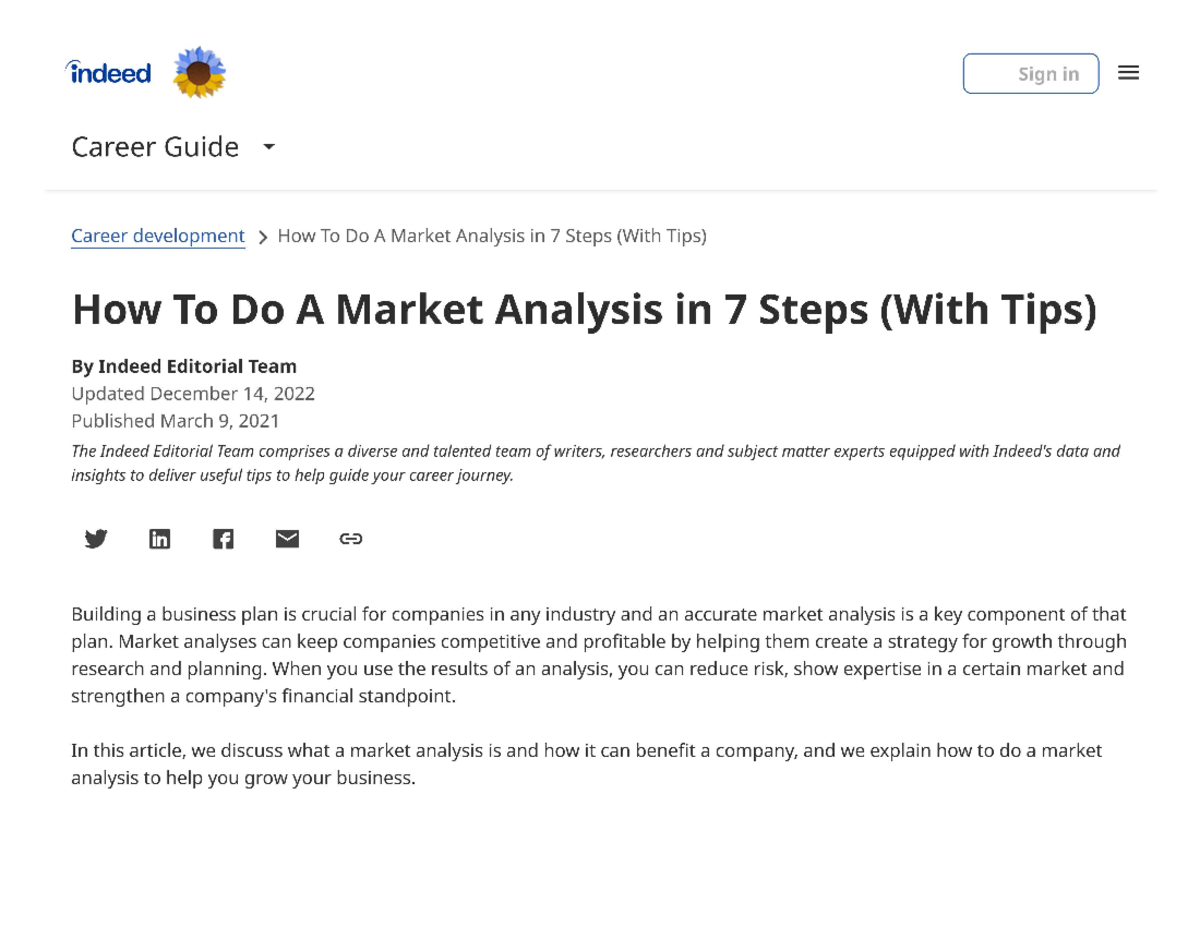 Market- Analysis-3 - ifyffg - BS in Social Work - Studocu