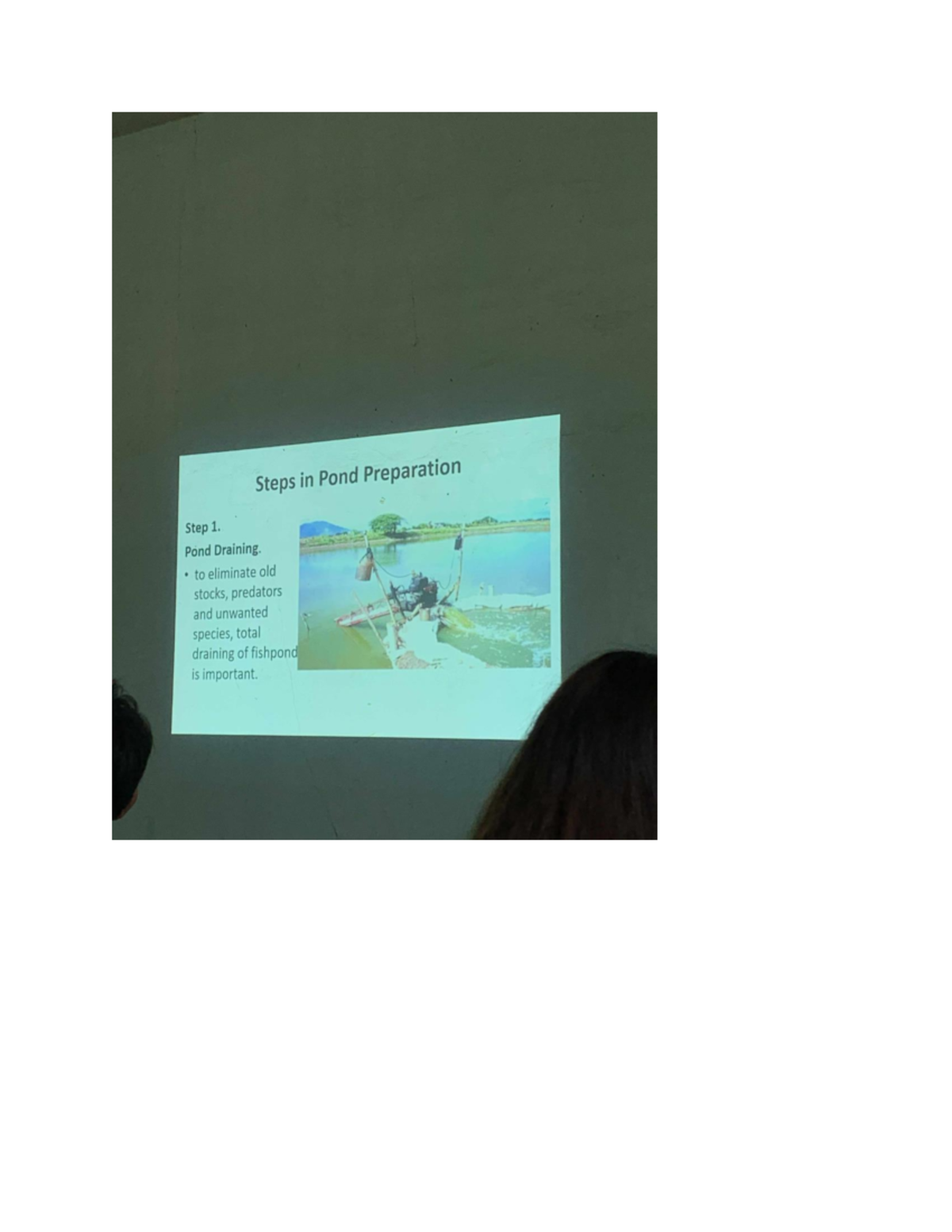 Pond Preparation Steps for Fish Farming (Document 18-3) - Studocu