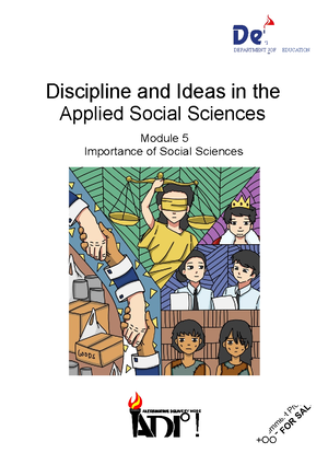 Diass Q3 Mod6 Disciplines Of Social Work v5 - Quarter 3 – Module 6 ...