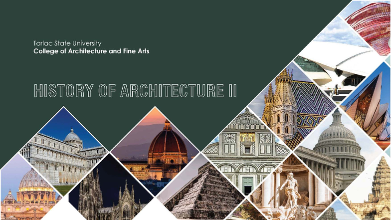 History of Architecture II: From Romanesque to Modern Architecture ...