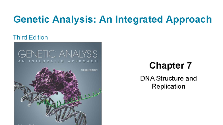 Genetic Analysis (BIO101): Chapter 7 - DNA Structure & Replication ...