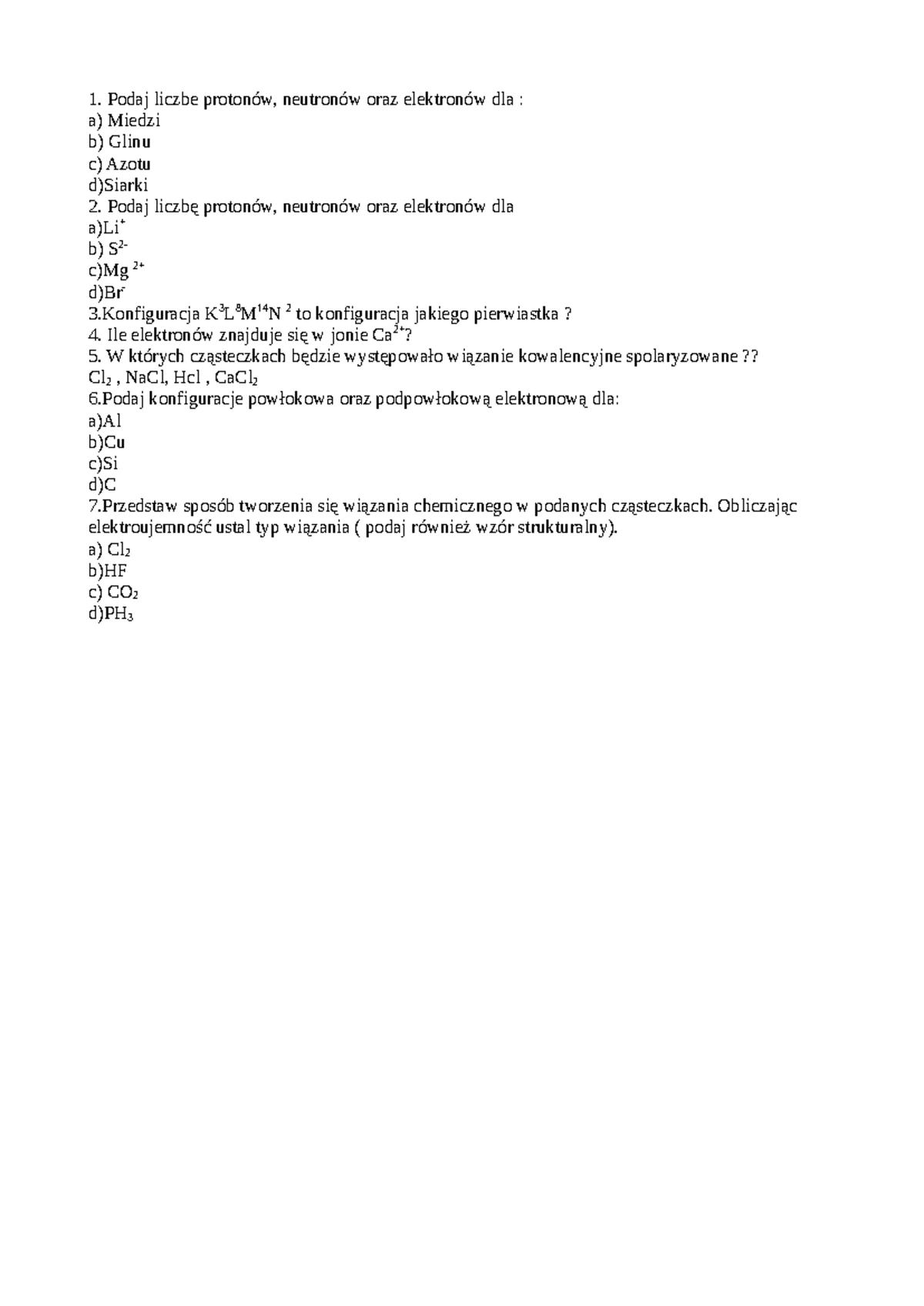 Potęgi o wykladniku naturalnym - ćwiczenia i zadania z grup A, B, C, D ...