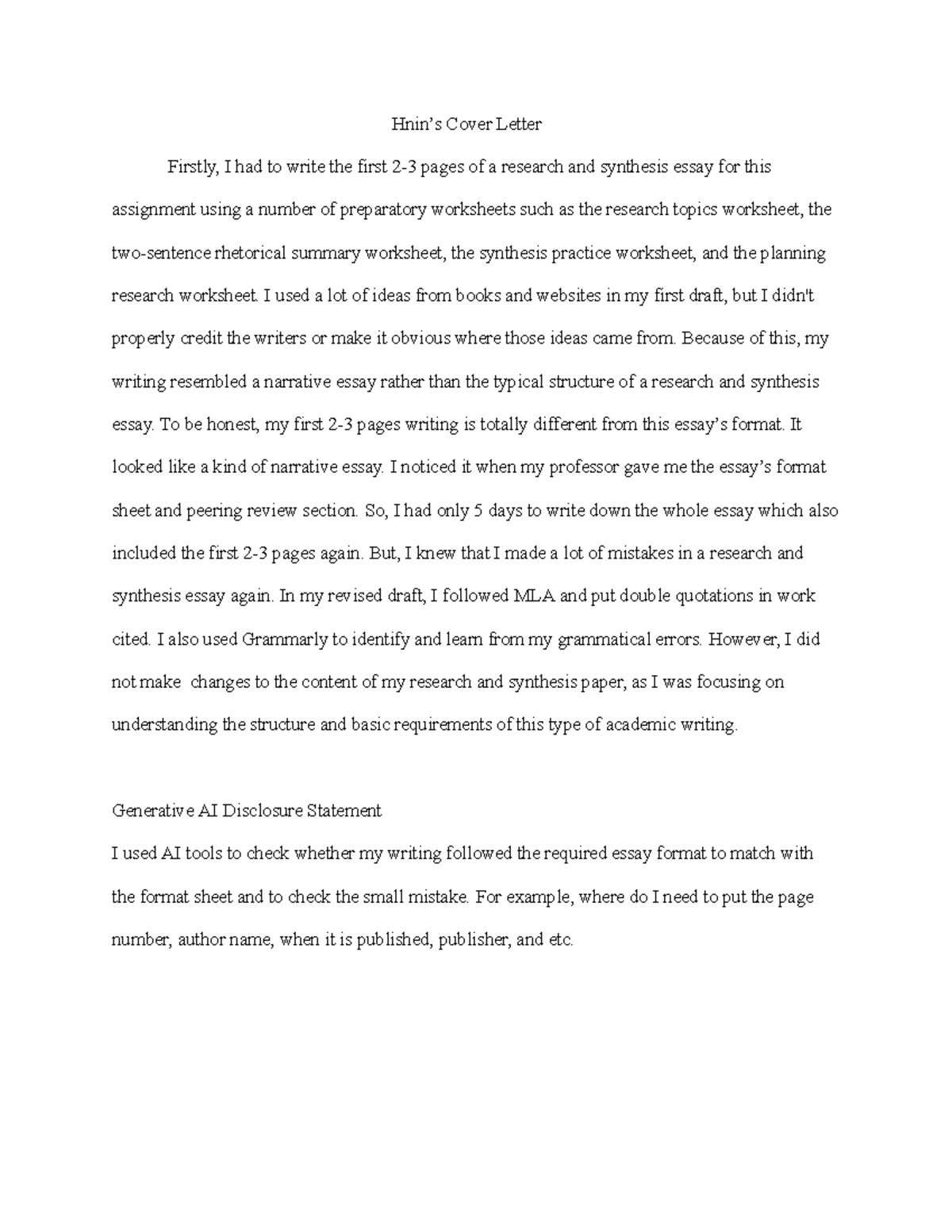 Revised Research & Synthesis Essay on Language Barriers in Myanmar ...