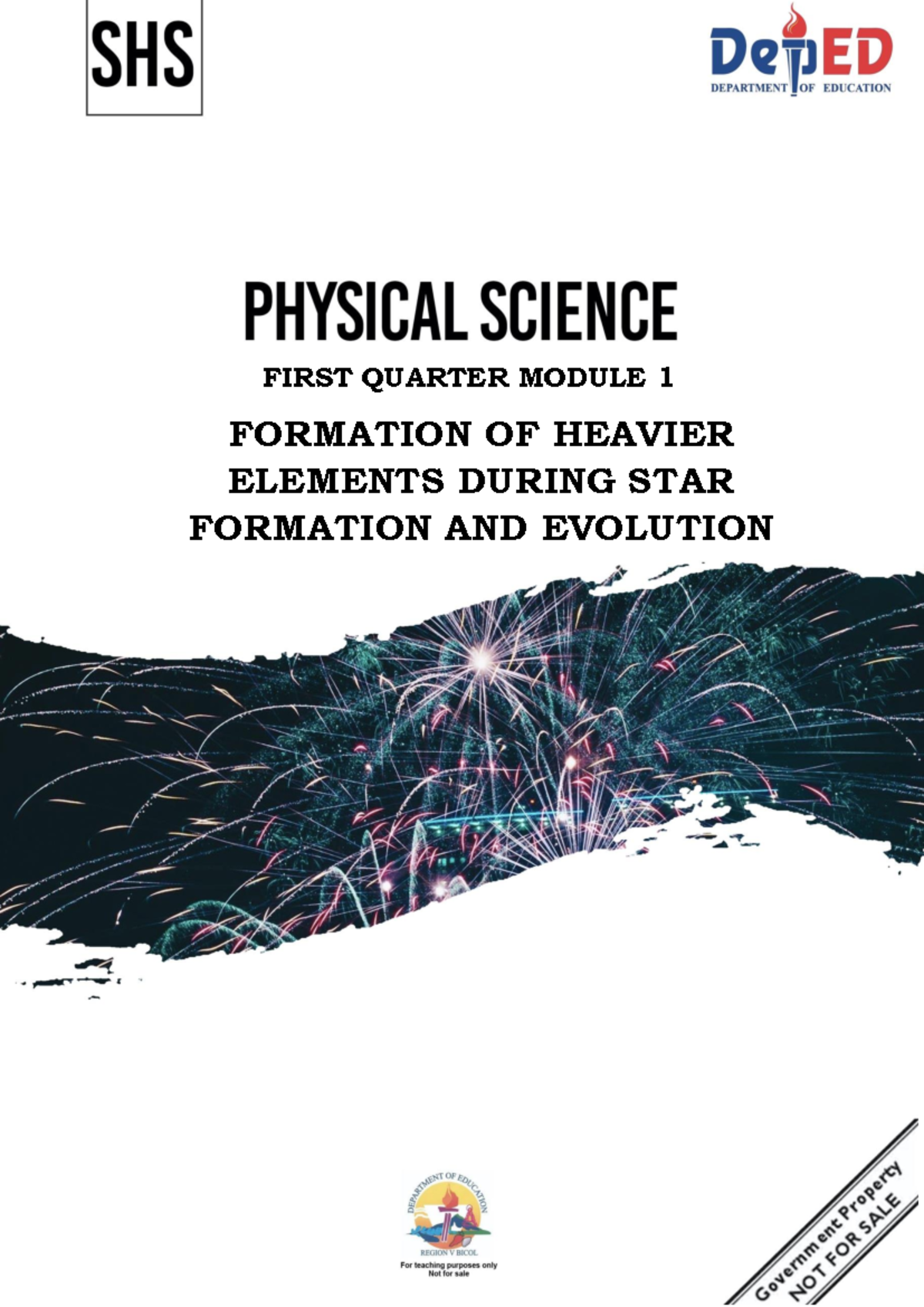 PS.Q1.LAS1.Module on Formation of Heavier Elements in Stars - Studocu
