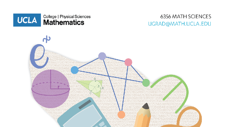 2024-2025 Undergraduate Handbook: Mathematics Dept. Guide - Studocu