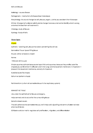 [Solved] Describe the macroscopic tissue level and microscopic cell level - Human Structure and ...