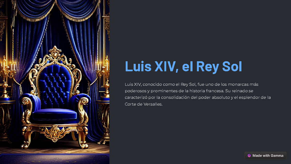 Luis XIV el Rey Sol - historia - Luis XIV, el Rey Sol Luis XIV, conocido como el Rey Sol, fue ...