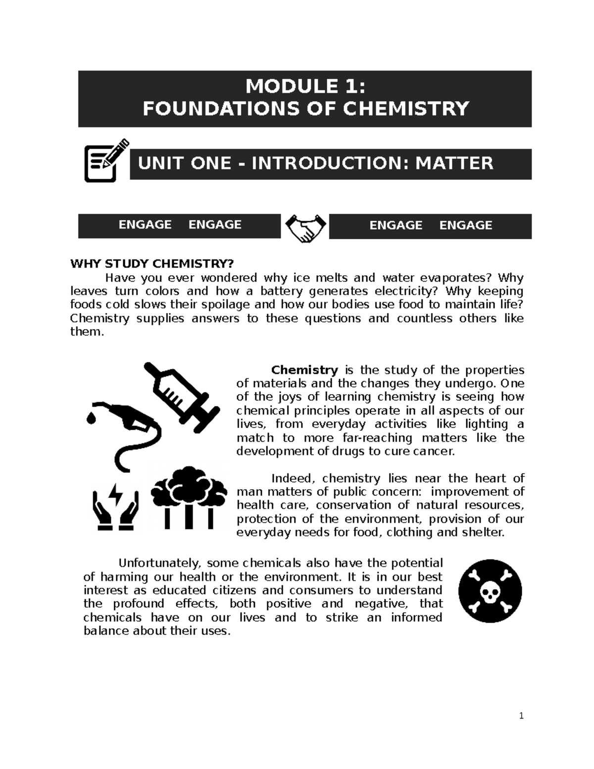 Module 1 Unit 1: Essentials of Organic Chemistry Overview - Studocu
