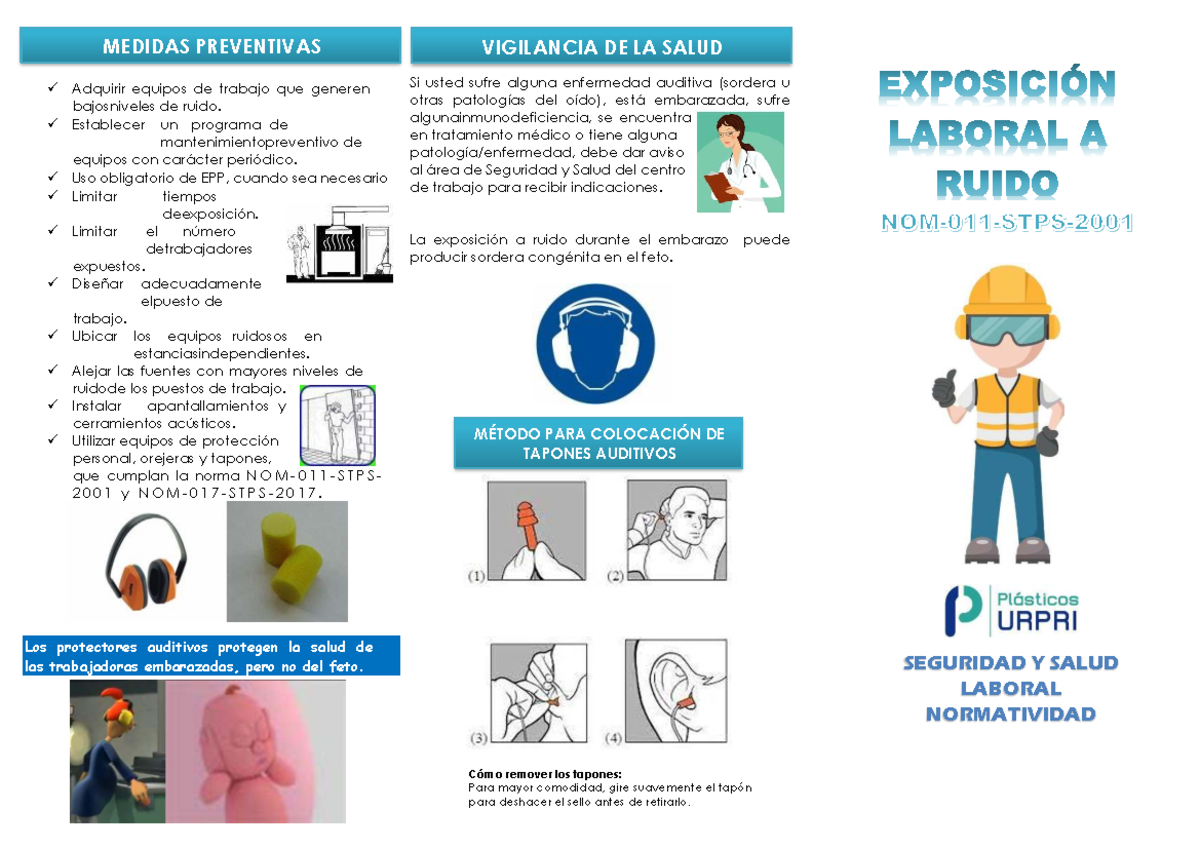 MEDIDAS PREVENTIVAS Y SEGURIDAD EN EL TRABAJO: RUIDO - Studocu