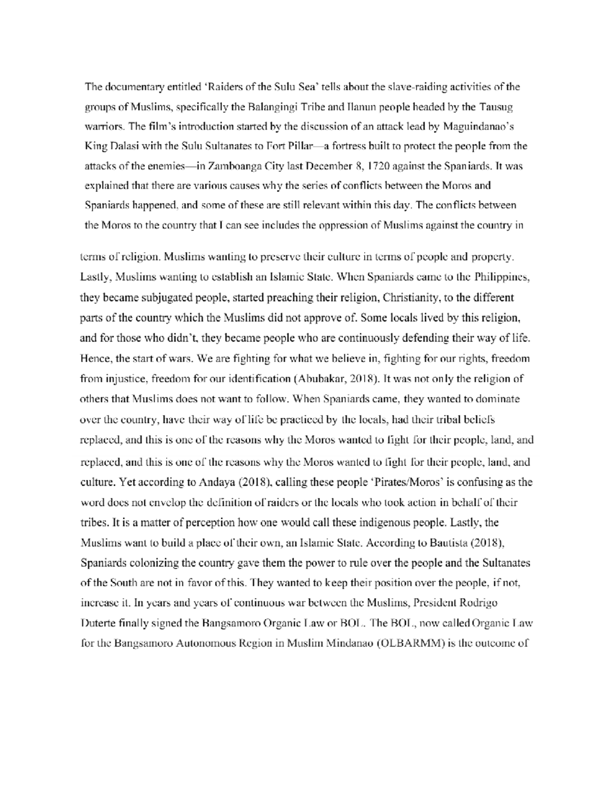SULU SEA RAIDS: Historical Insights on the Moro-Spanish Conflict - Studocu
