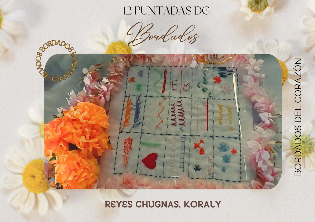 12 Puntadas de Bordados del Corazón - A3 Landscape Design - Studocu