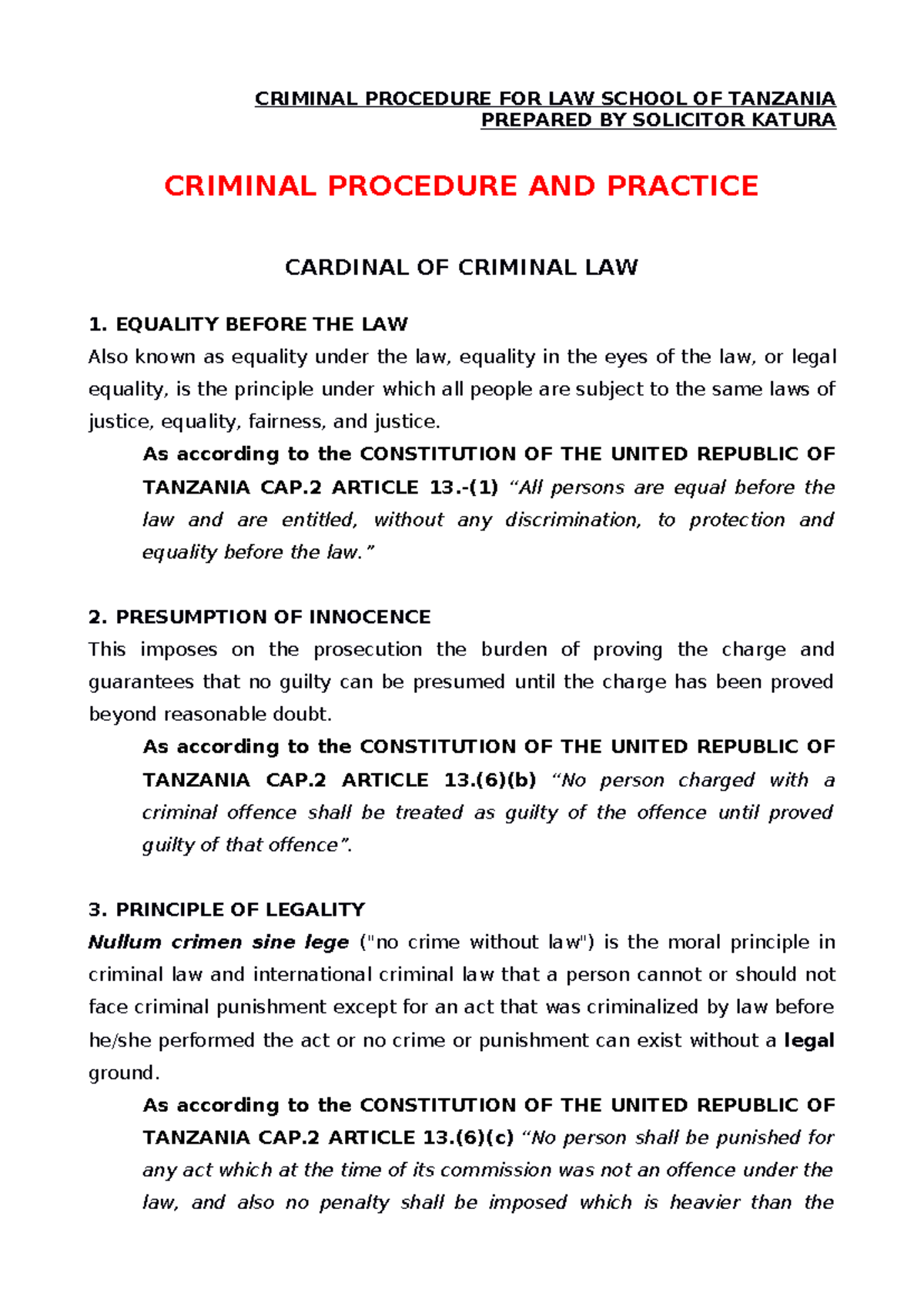 Criminal Procedure and Practice Essentials - Law-59410124 - Studocu