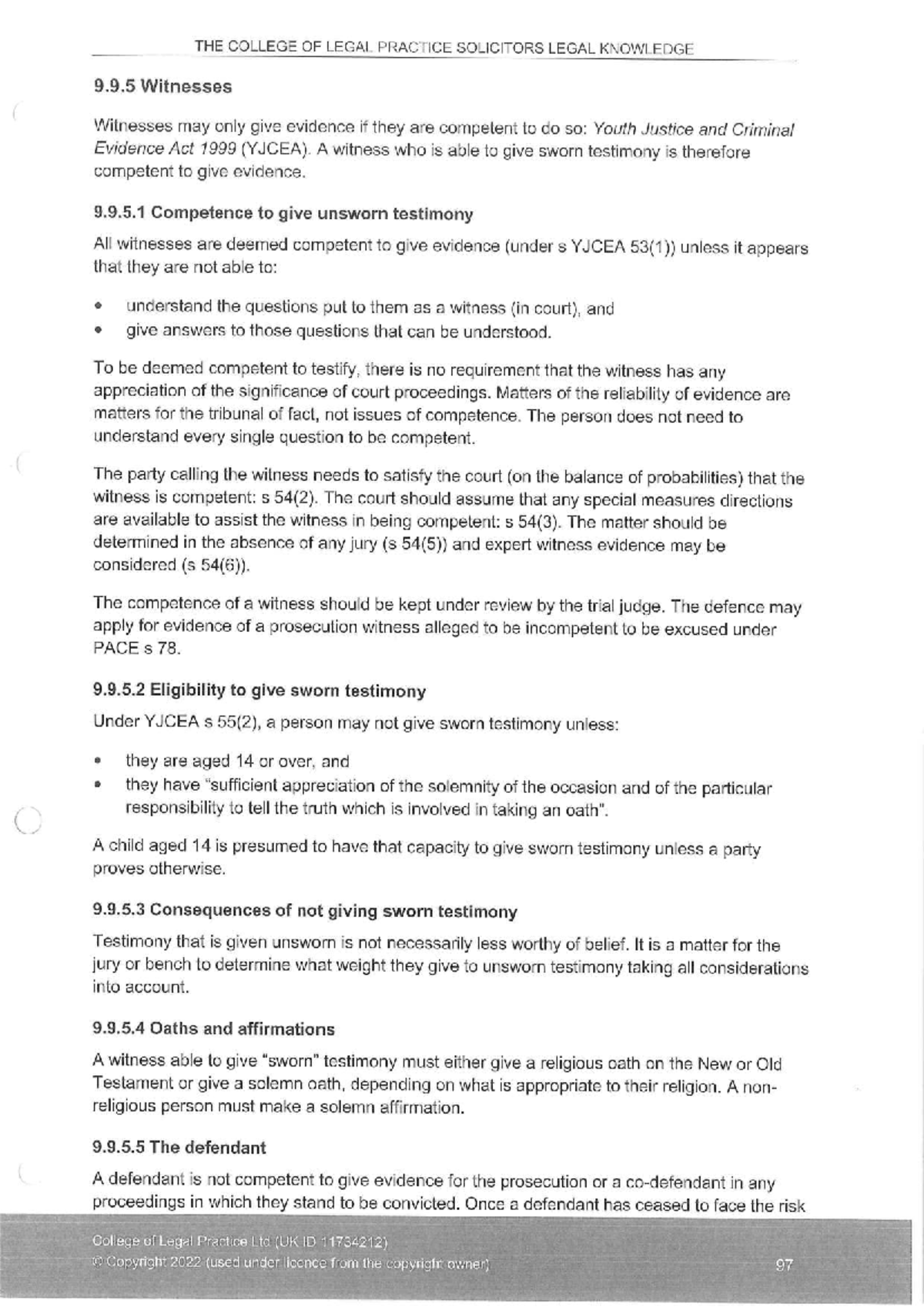 Land Law Notes MCQ - The College of Legal Practice - Studocu