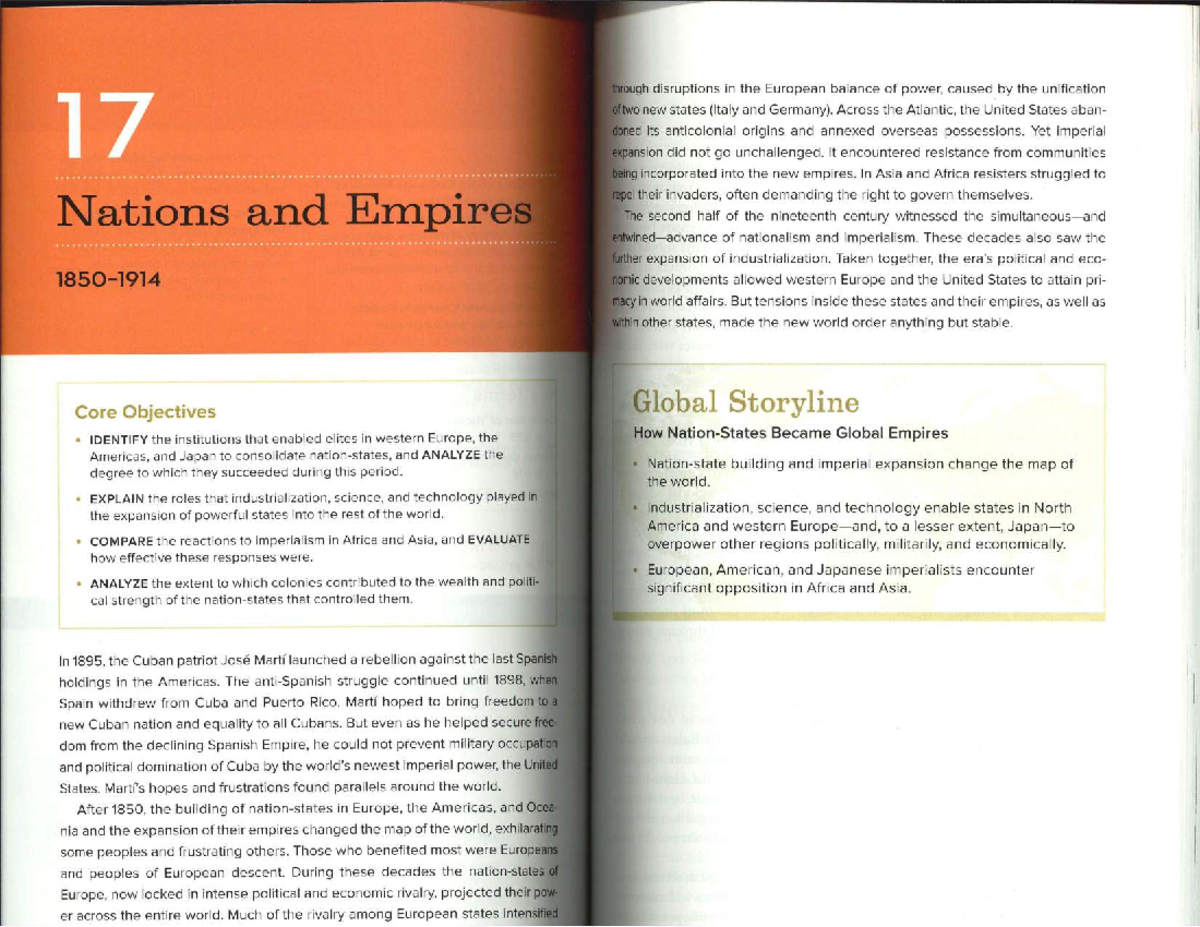 WTWA 17: Nationalism, Imperialism, and Global Expansion in the 19th ...