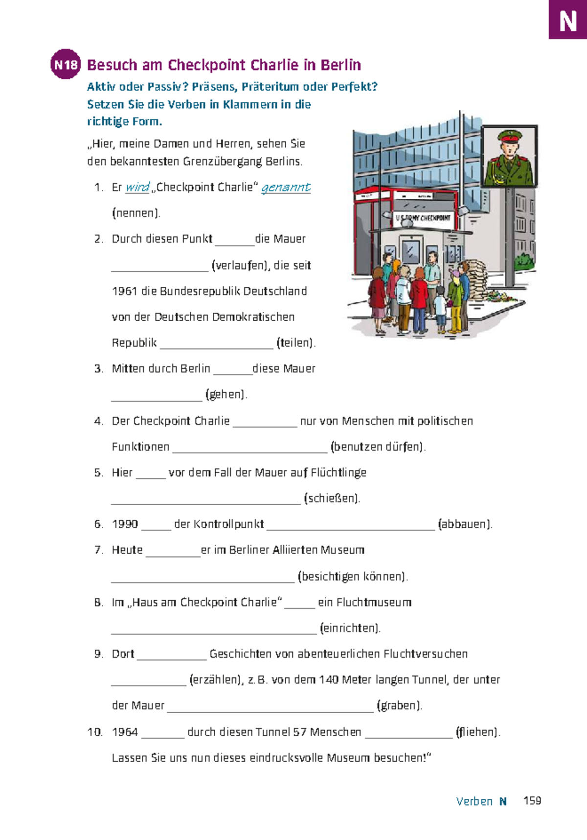 L22 Passiv Deutsch uben, Wortschatz & Gram - Hueber Verlag - N Verben N ...