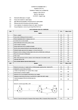 Advanced Software Engg Notes Unit1-5 - SE4151 ADVANCED SOFTWARE ...